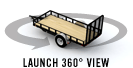 PJ Trailers | 60" Single Axle Channel Utility (U6)