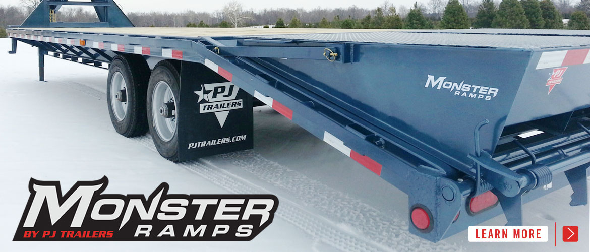 PJ Trailers Dump, Gooseneck, Tilt, Equipment, ATV, & Utility Trailers