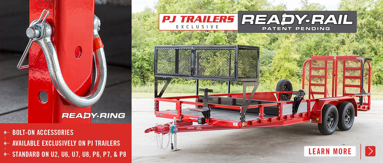 PJ Trailers Dump, Gooseneck, Tilt, Equipment, ATV, & Utility Trailers